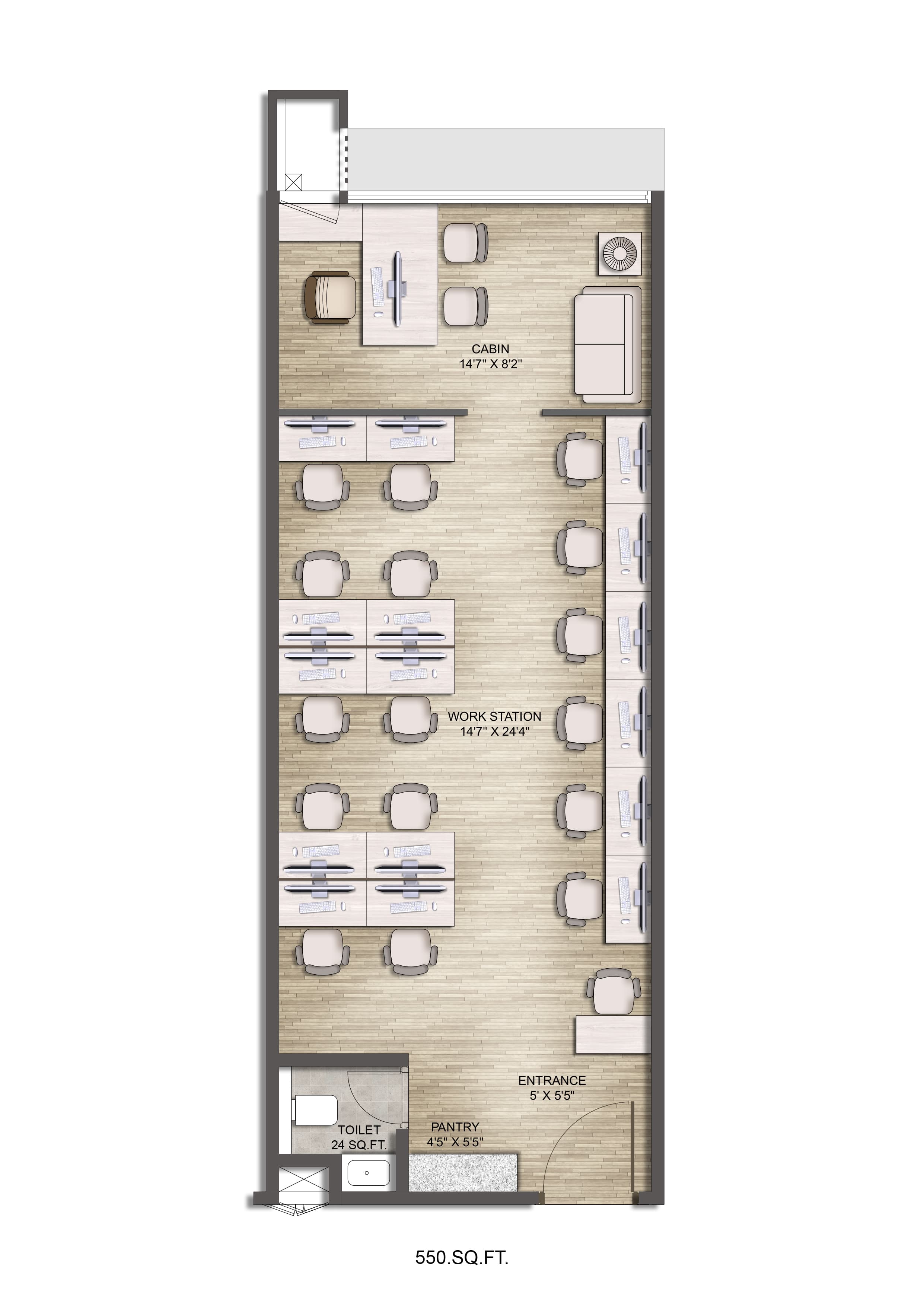 Lodha Signet Kalyan Shil Road: Ground, First, and Second Floor Plans